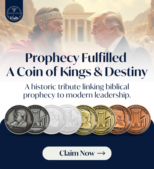 Temple Coins: Israel Legacy commemorative Silver & Golden Coins